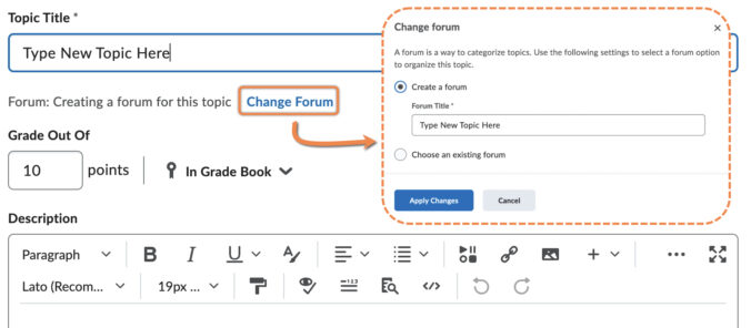 Online Discussions – Brightspace Essentials