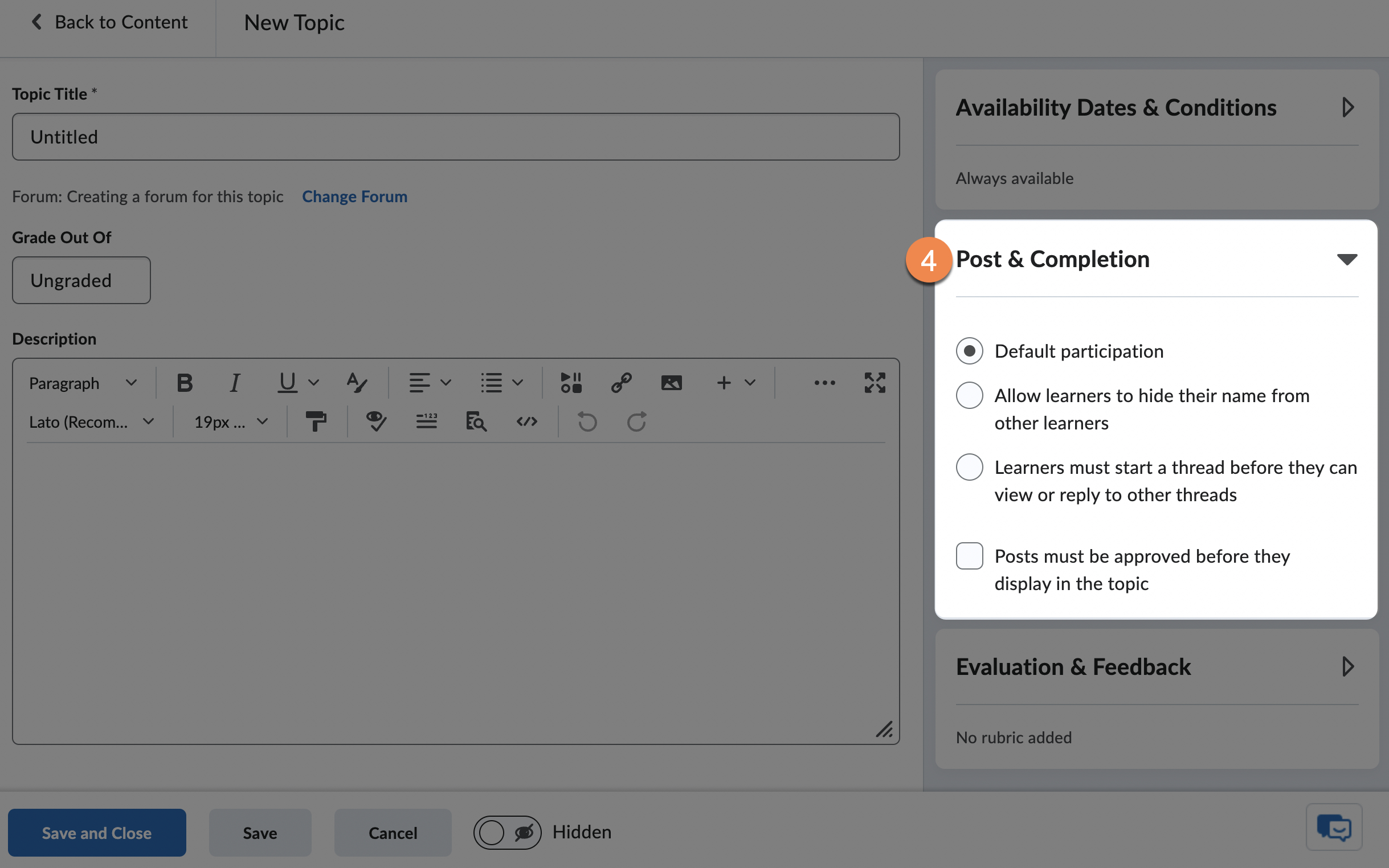 Online Discussions – Brightspace Essentials