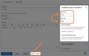 Online Discussions – Brightspace Essentials