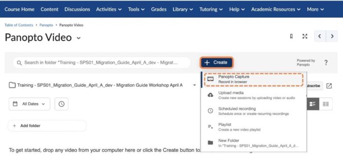 Video in Brightspace – Brightspace Essentials