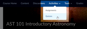 Quizzes – Brightspace Essentials