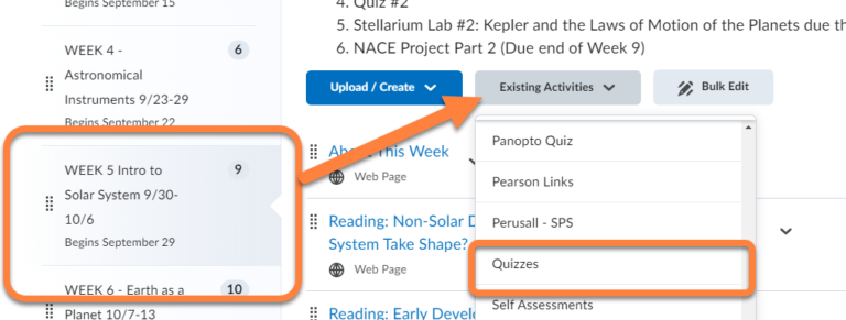 Quizzes – Brightspace Essentials