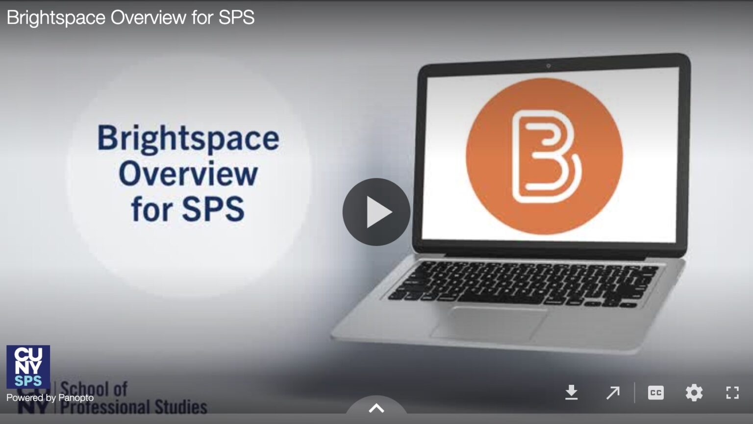 Brightspace Training