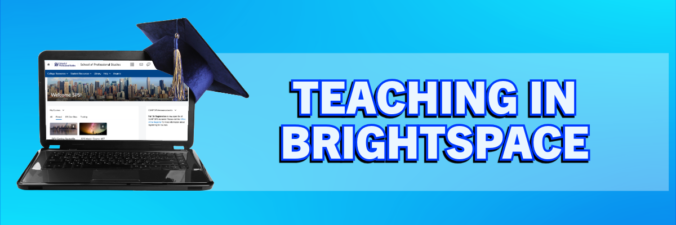 Teaching in Brightspace Training