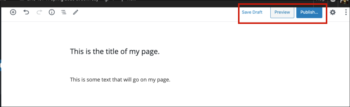 Create pages on your site – SPS OpenLab Help Documentation
