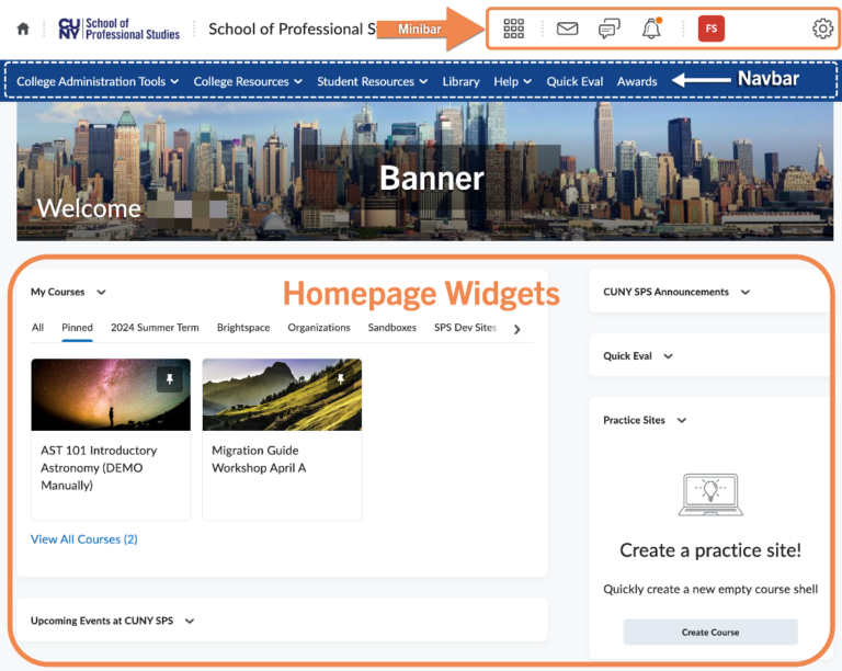 Explore: Getting Familiar with Brightspace – Teaching Guides