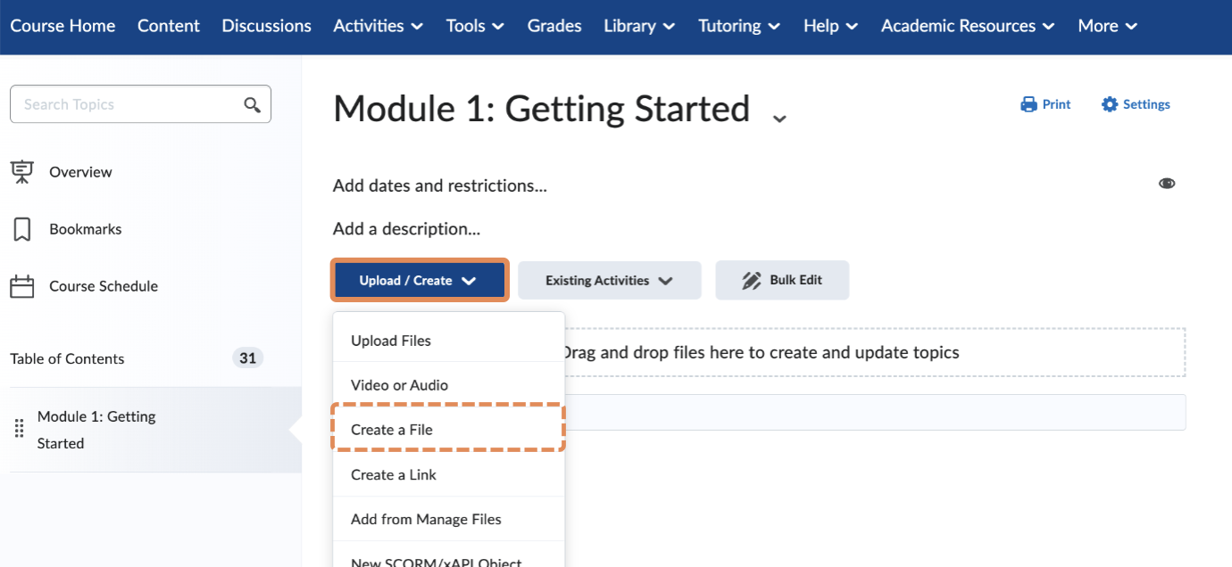 Adding YouTube/Vimeo Videos to Brightspace – Teaching Guides