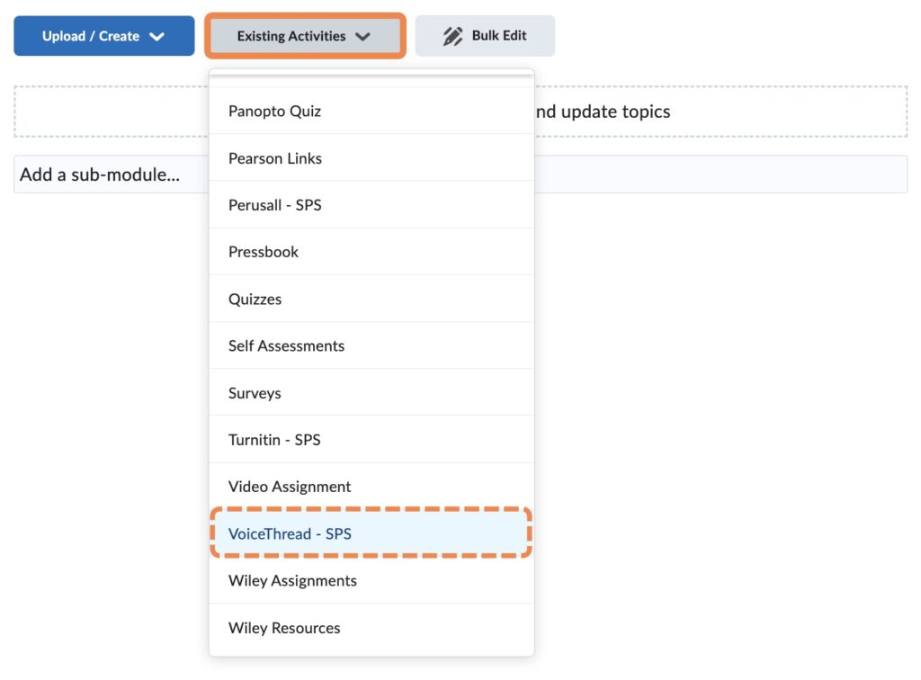 Getting Started with VoiceThread in Brightspace – Teaching Guides
