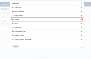 Adding YouTube/Vimeo Videos to Brightspace – Teaching Guides