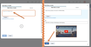 Adding YouTube/Vimeo Videos to Brightspace – Teaching Guides