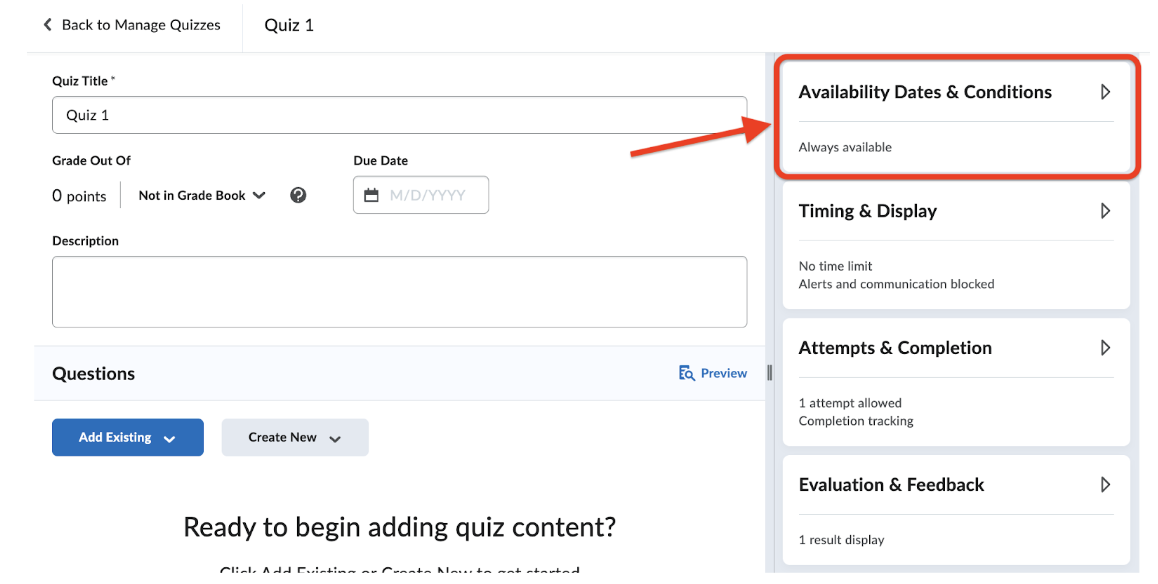 Setting Accommodations in Brightspace – Teaching Guides