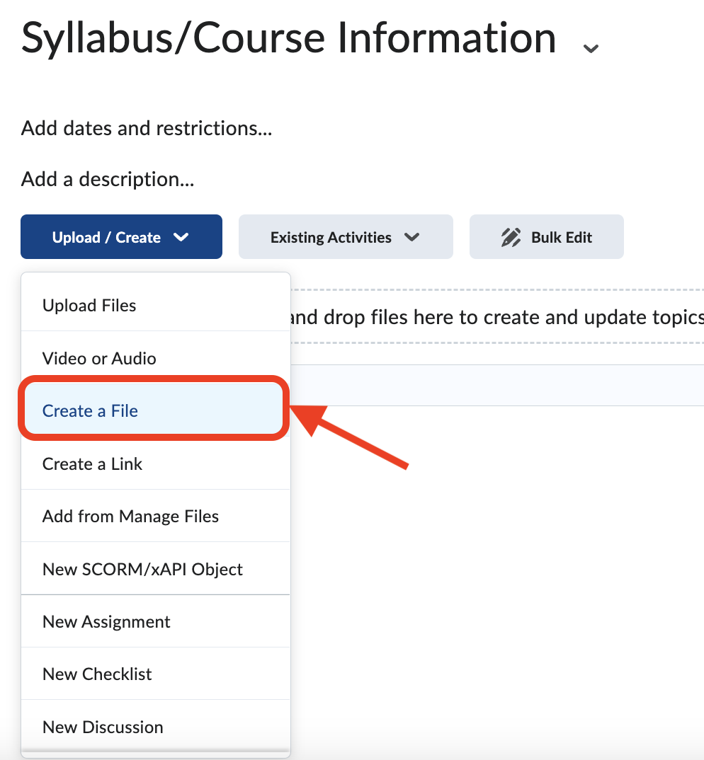 Placing Instructor Info in Brightspace – Teaching Guides