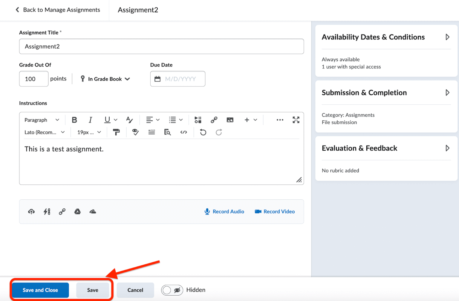 Setting Accommodations in Brightspace – Teaching Guides