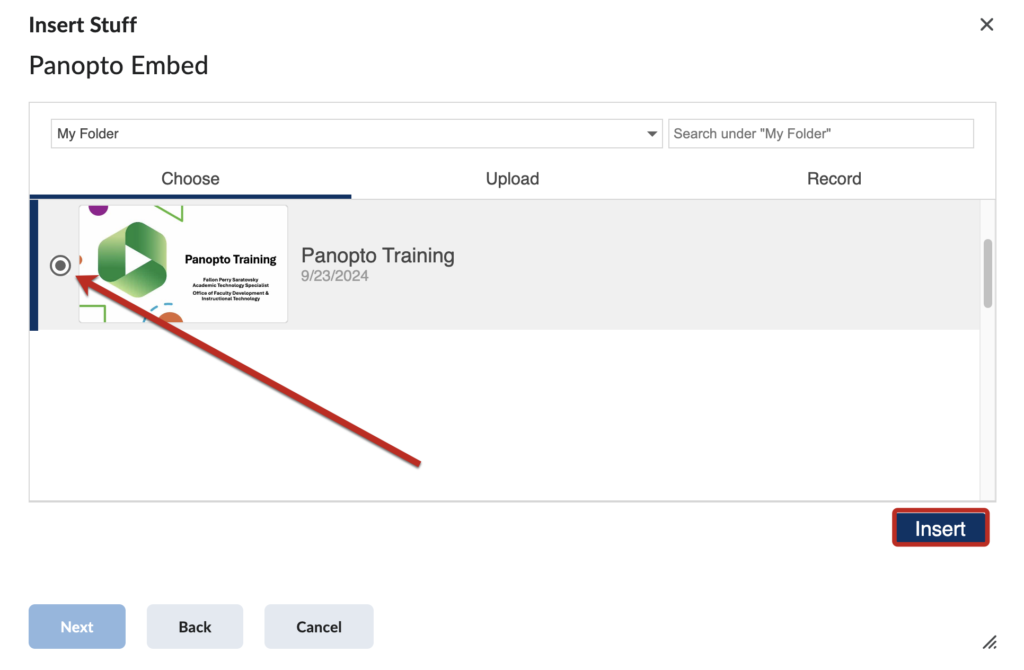 Posting a Panopto Video to a Discussion Thread – Teaching Guides
